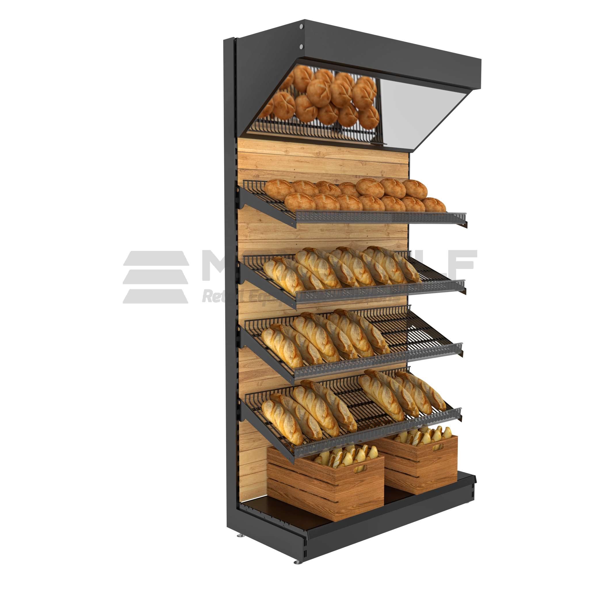 Bakery Display Stands & Bread Display Units | Maxshelf