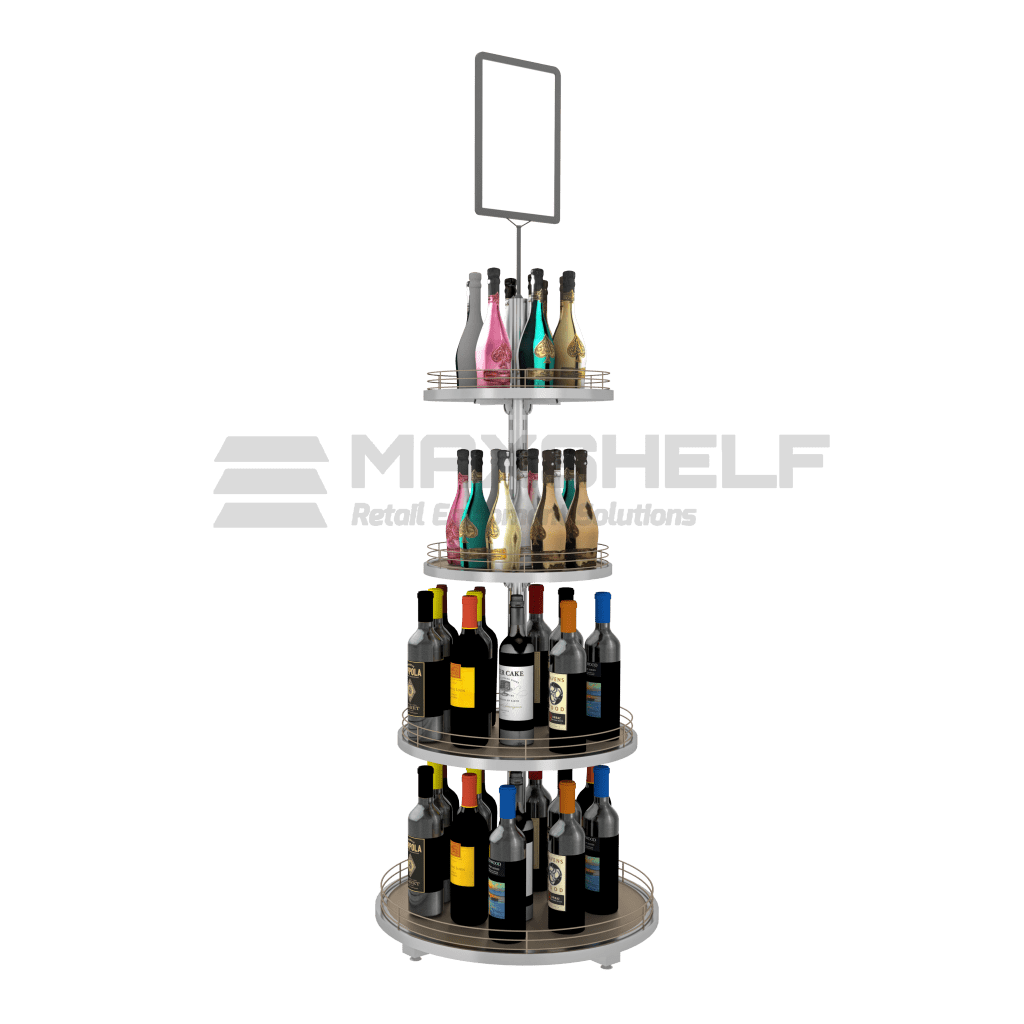 Wine Display Towers & Racks | Metal & Wooden Stands | Maxshelf