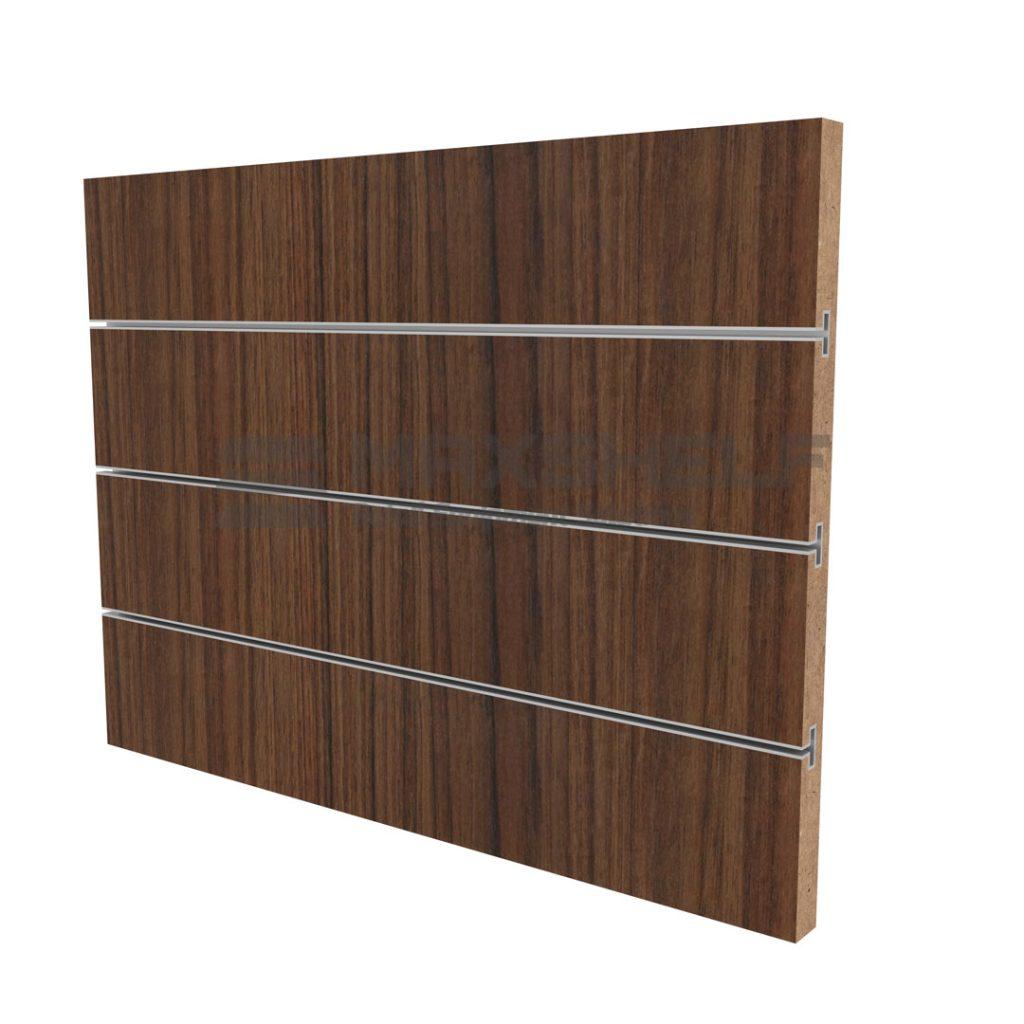 SLAT PANEL WALNUT DOUBLE SIDED VMAX 240cm x 120cm - Maxshelf - Retail ...