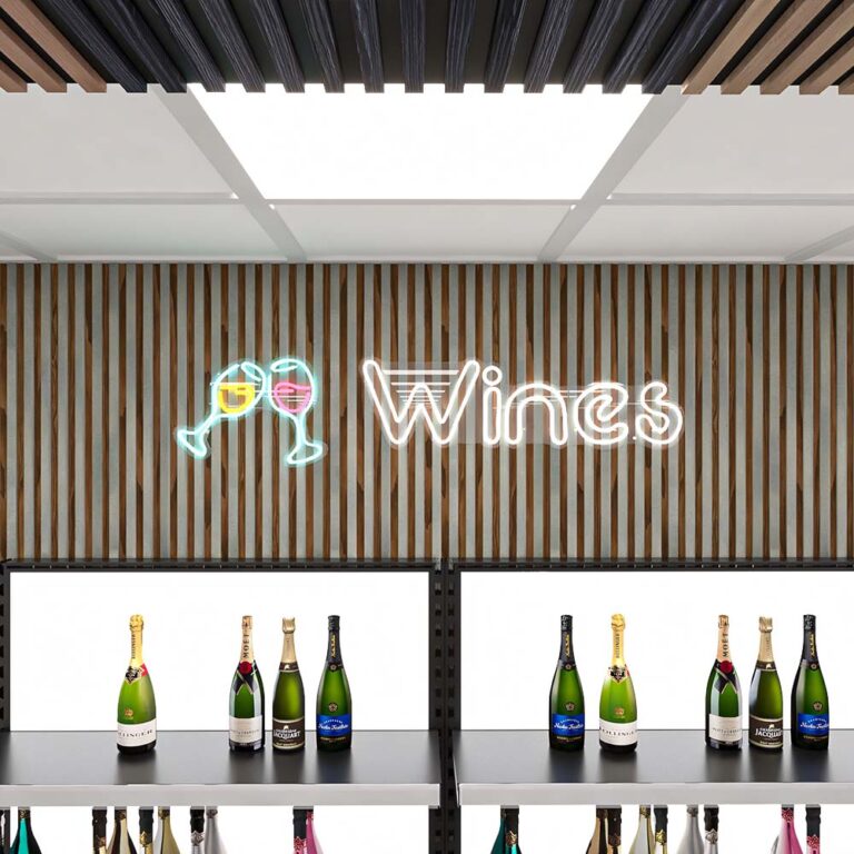 Neon Led - Wines - Maxshelf - Retail Equipment Solutions