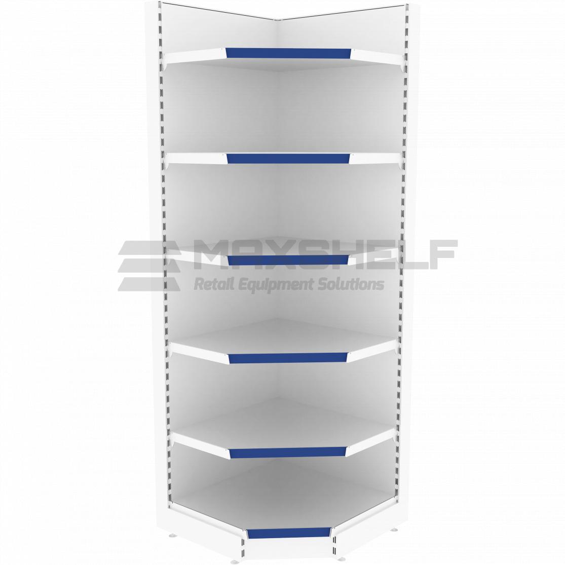Internal Corner Shelving 90 degree - Maxshelf - Retail Equipment Solutions